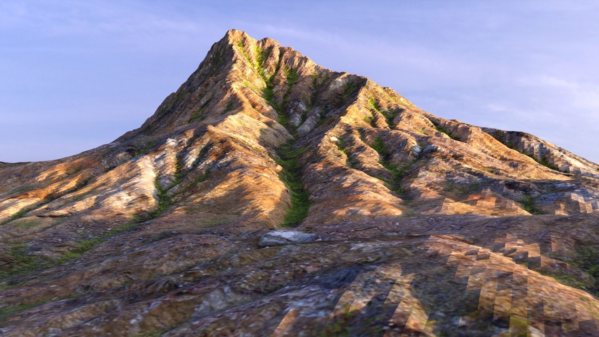 Green Mountain 3D model | CGTrader