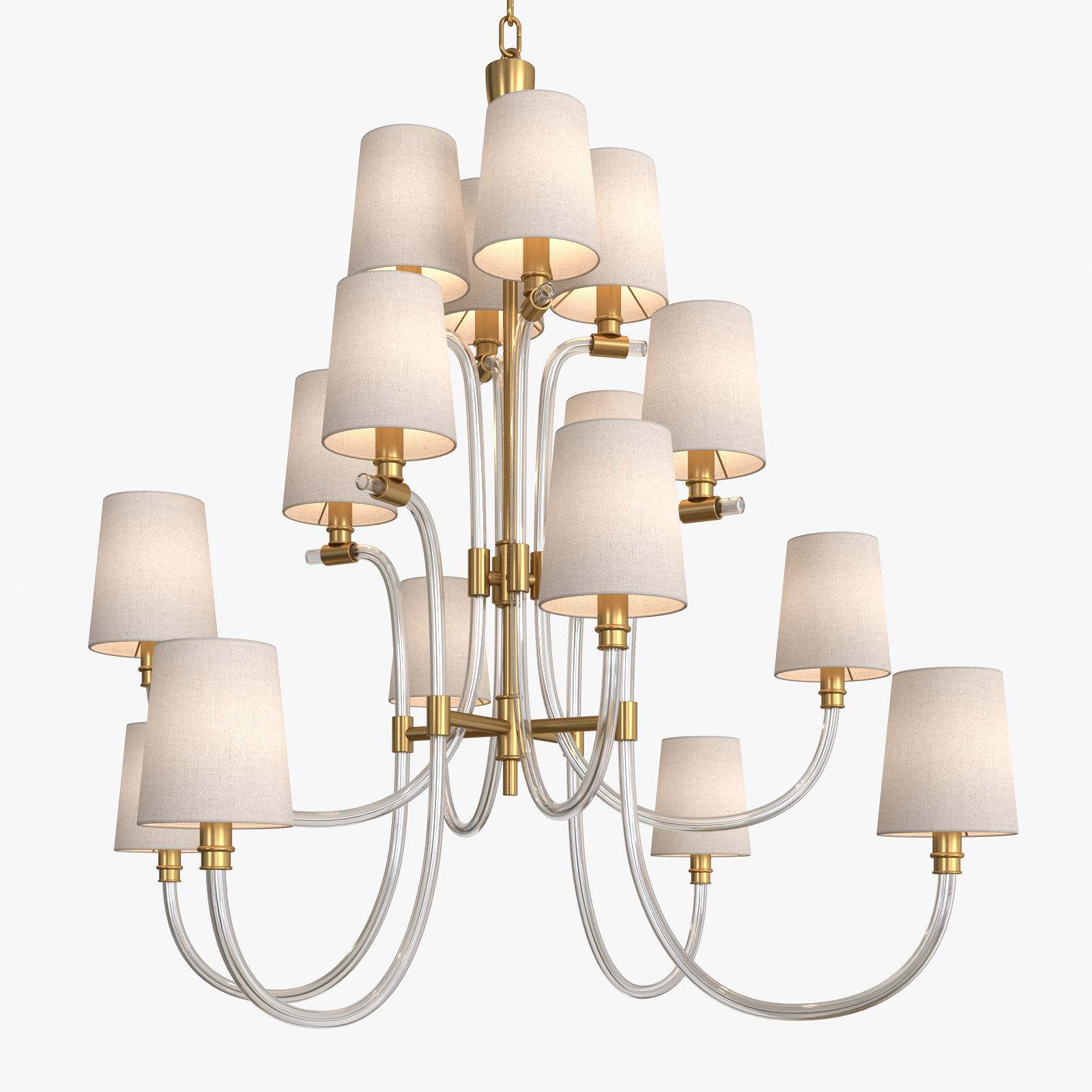Clarice Large Chandelier by Julie Neill 3D model | CGTrader