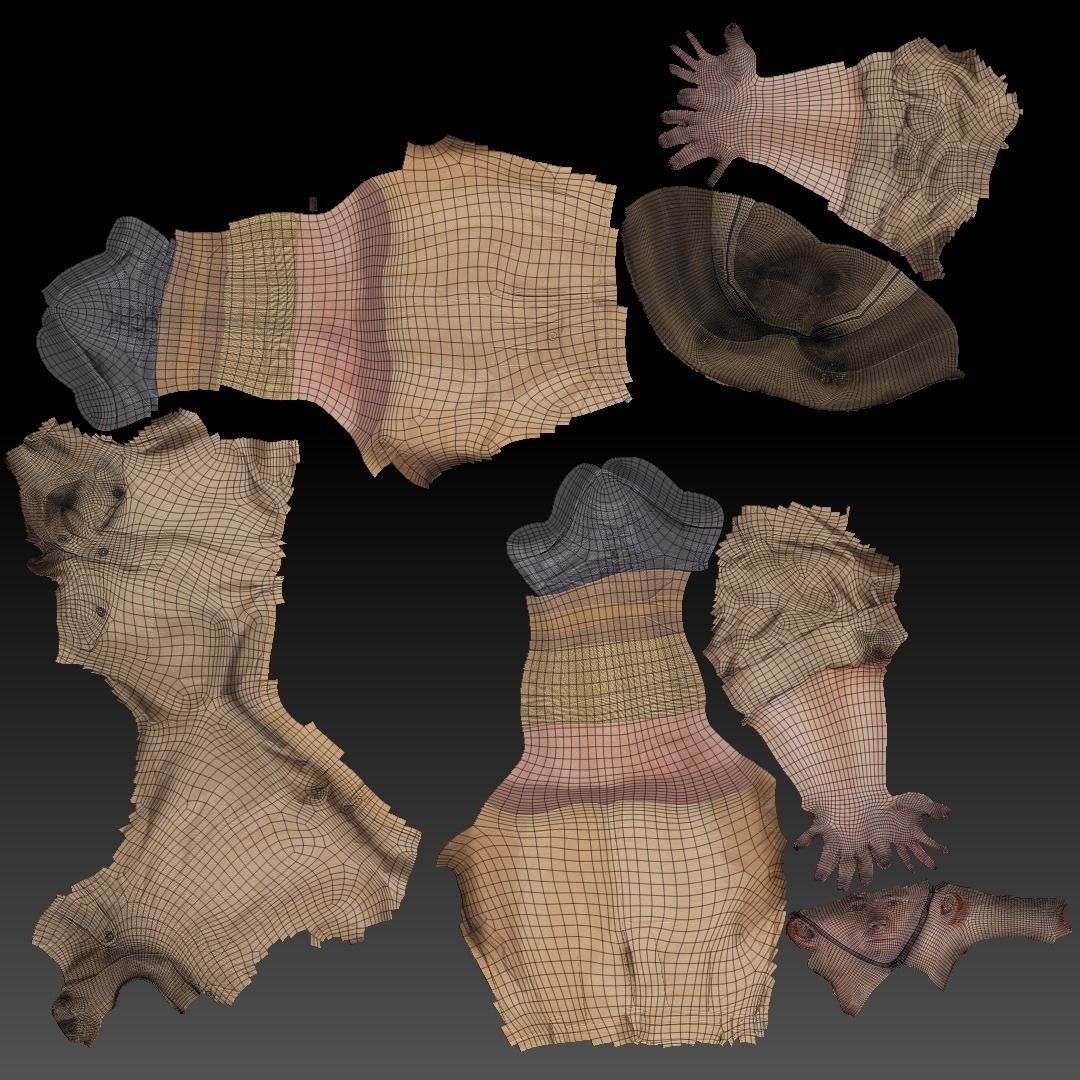 3D model Character of WW 2 Australian soldier in A-pose 149 VR / AR ...