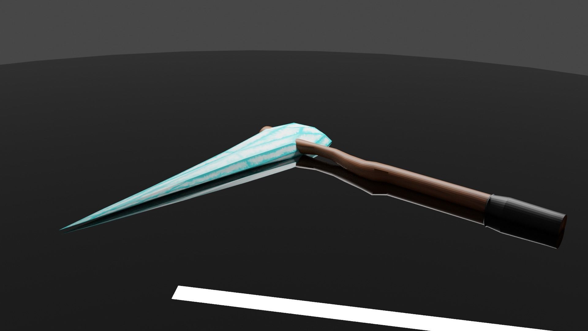 Ice pickaxe free 3D model | CGTrader