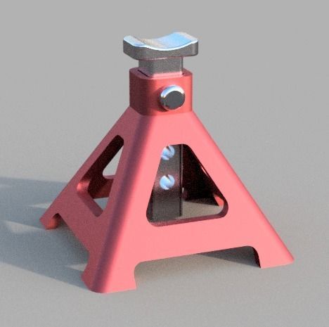 Jack stand 3D model 3D printable | CGTrader