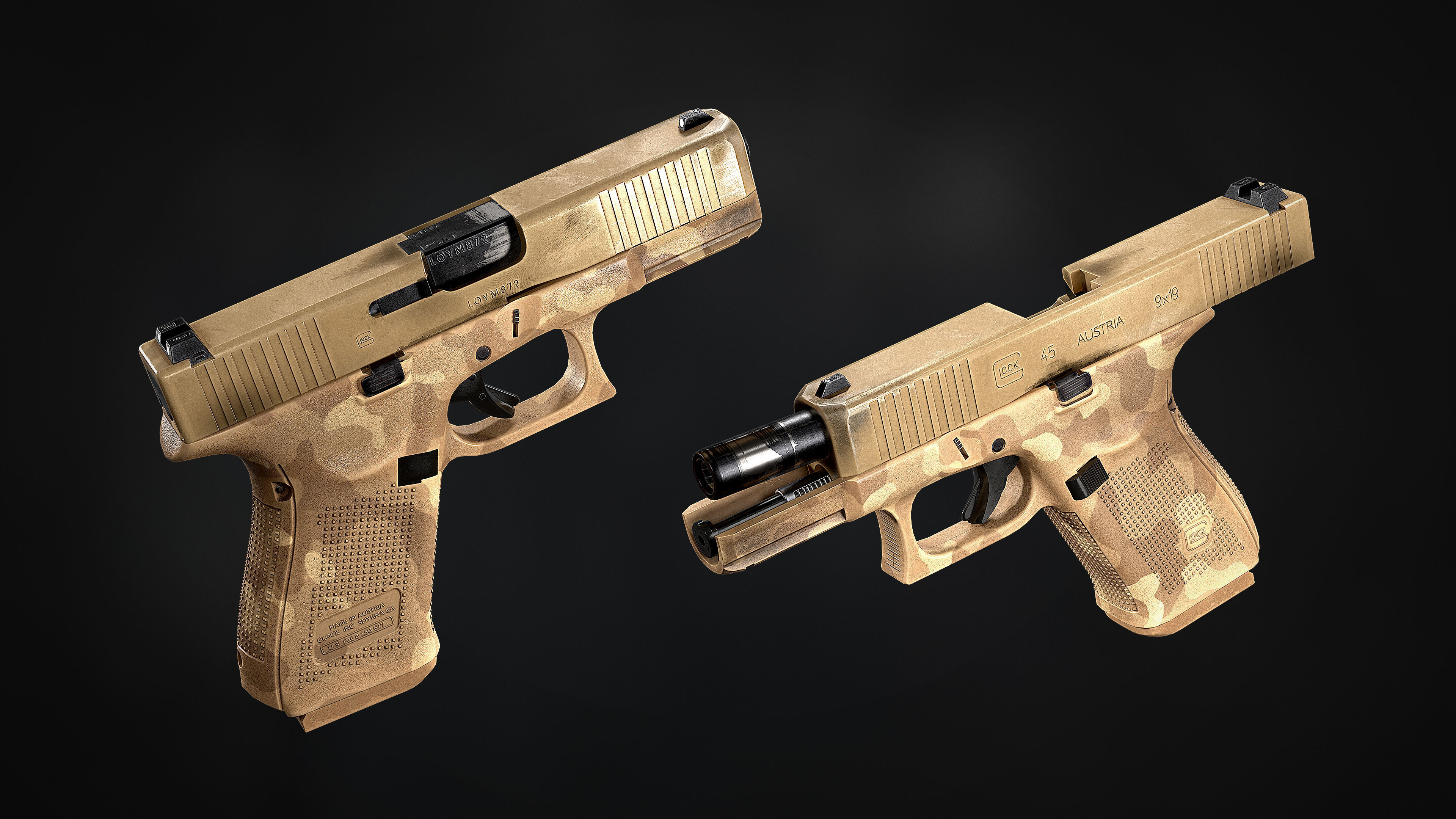 3D model Glock 19 Gen5 VR / AR / low-poly | CGTrader