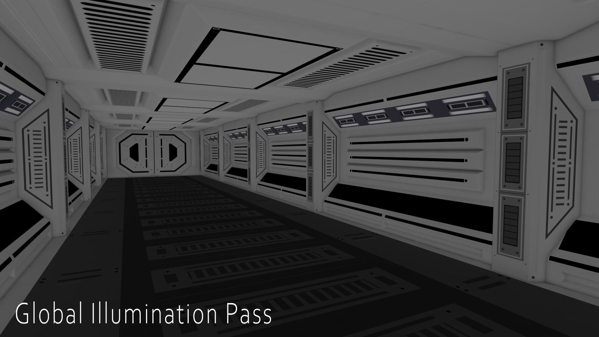 3D model Science Fiction Interior VR / AR / low-poly | CGTrader