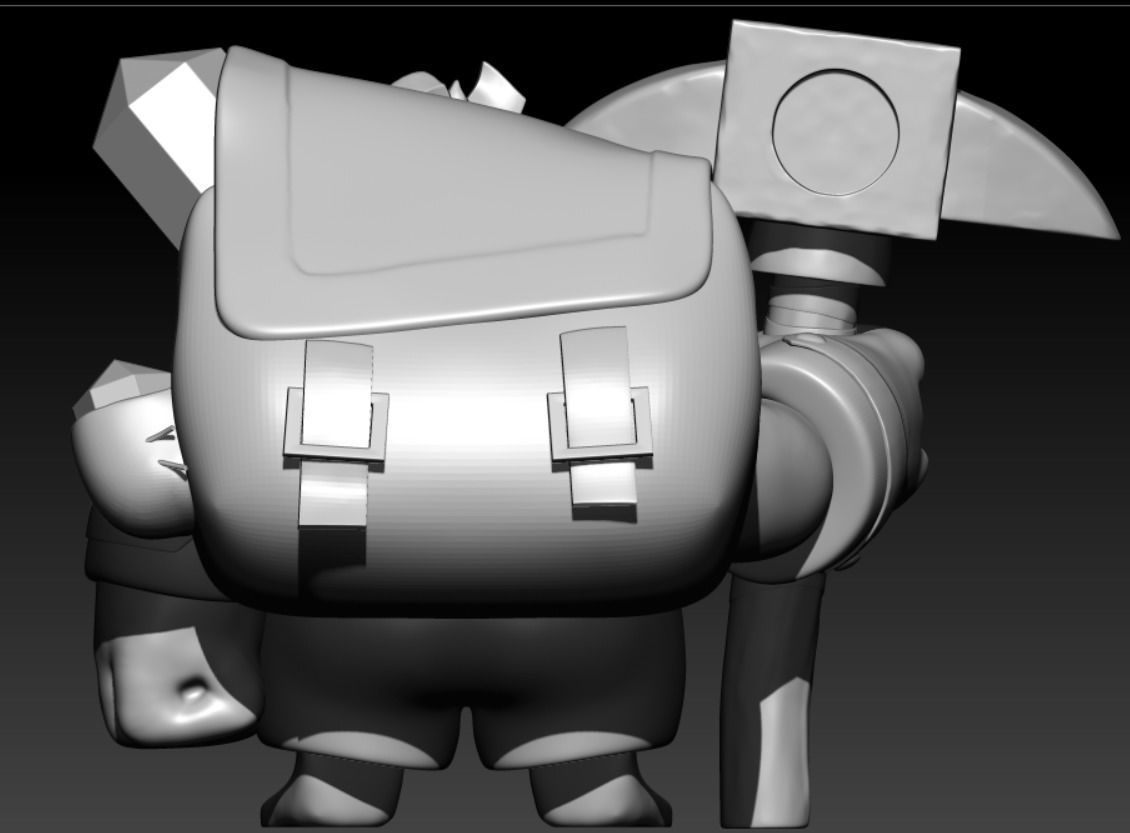 Stylized Dwarf 3D model | CGTrader