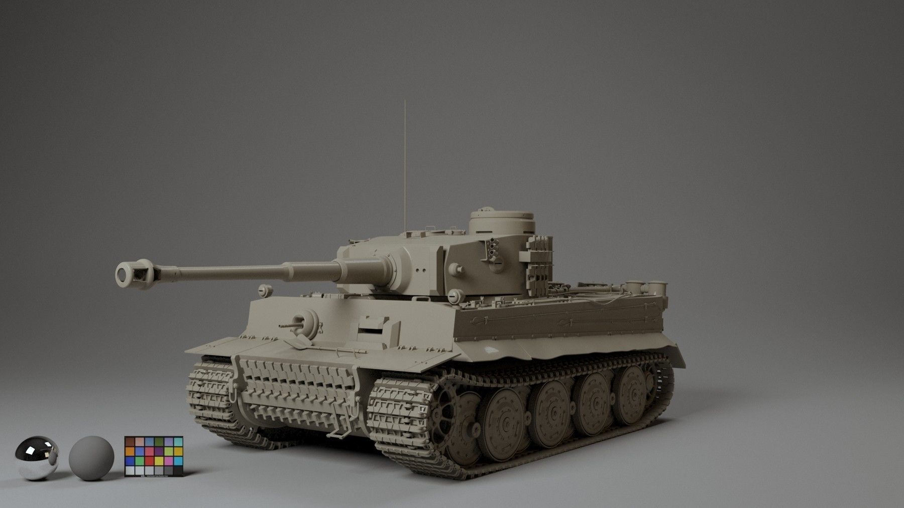 Tiger Tank free 3D model | CGTrader