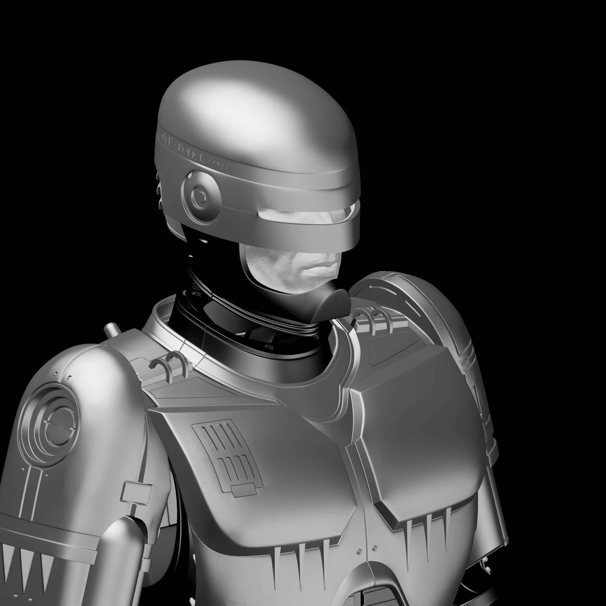 ROBOCOP SUT FOR 3D PRINTING 3D model 3D printable | CGTrader