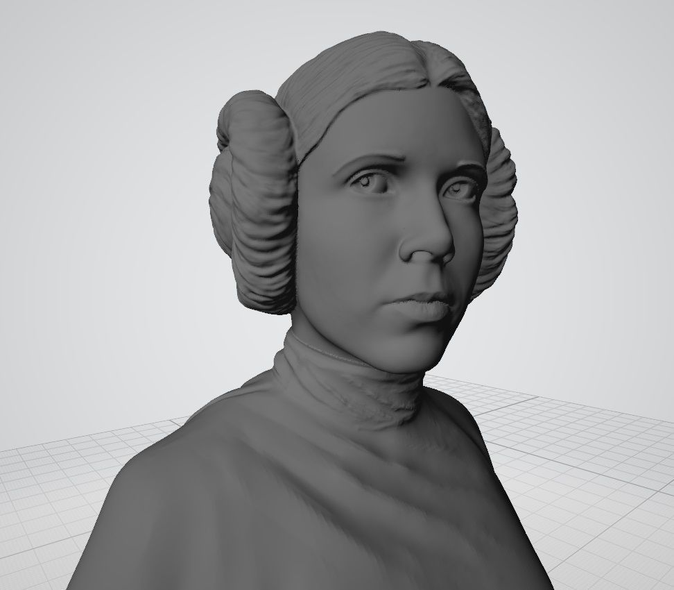 PRINCESS LEIA FOR 3D PRINTING 3D model 3D printable | CGTrader