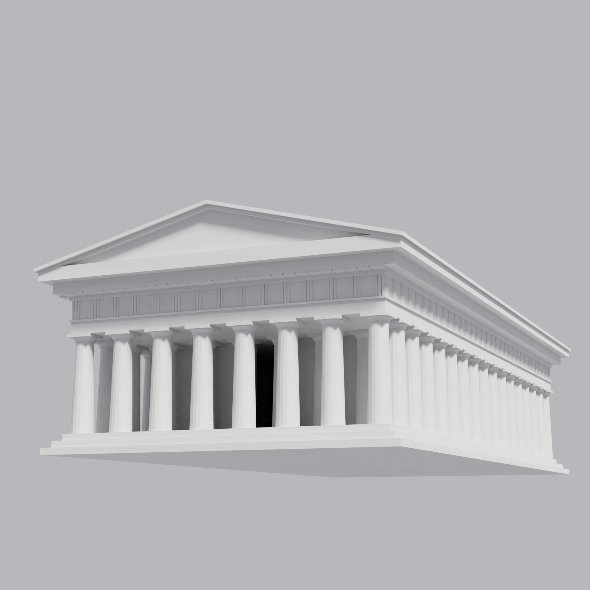 3D model Greek The Parthenon VR / AR / low-poly | CGTrader