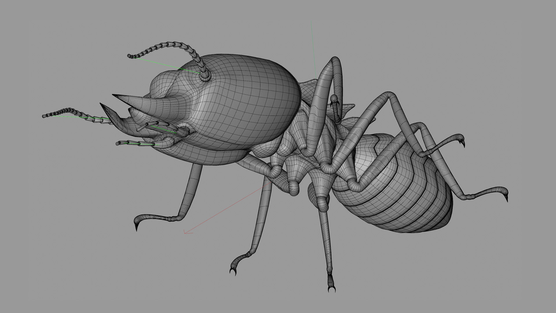 3D model Termite - Soldier VR / AR / low-poly | CGTrader