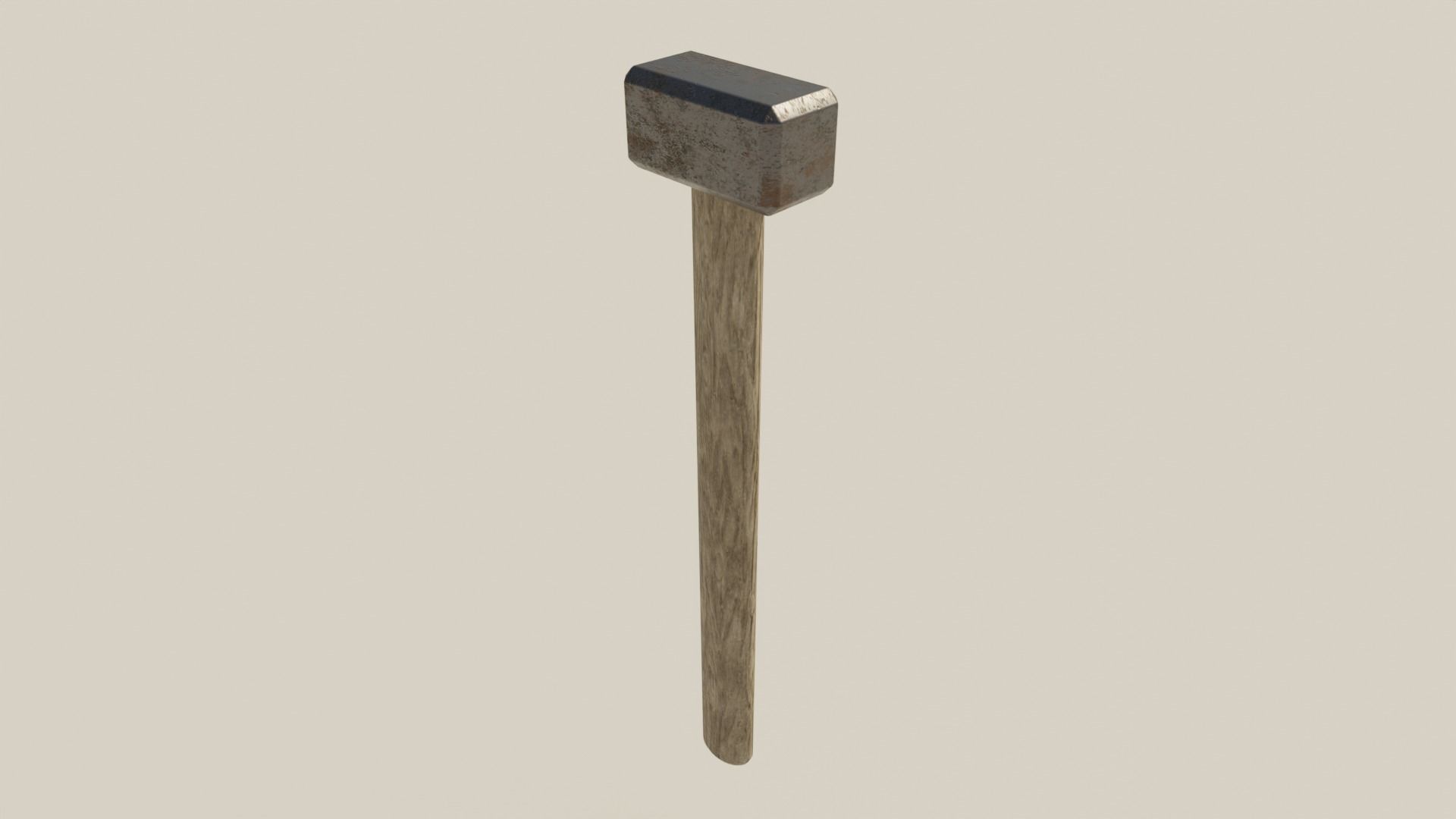 3D model Heavy hammer tool VR / AR / low-poly | CGTrader