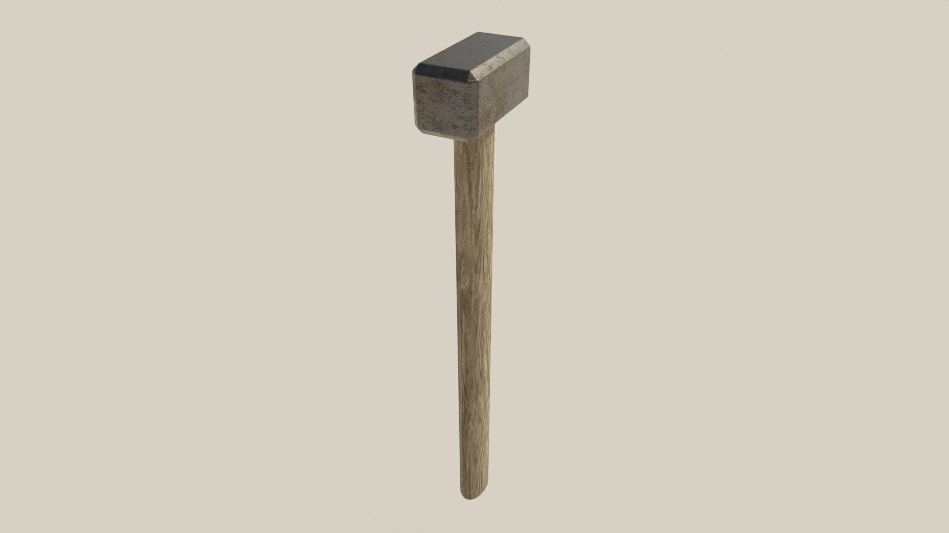 3D model Heavy hammer tool VR / AR / low-poly | CGTrader