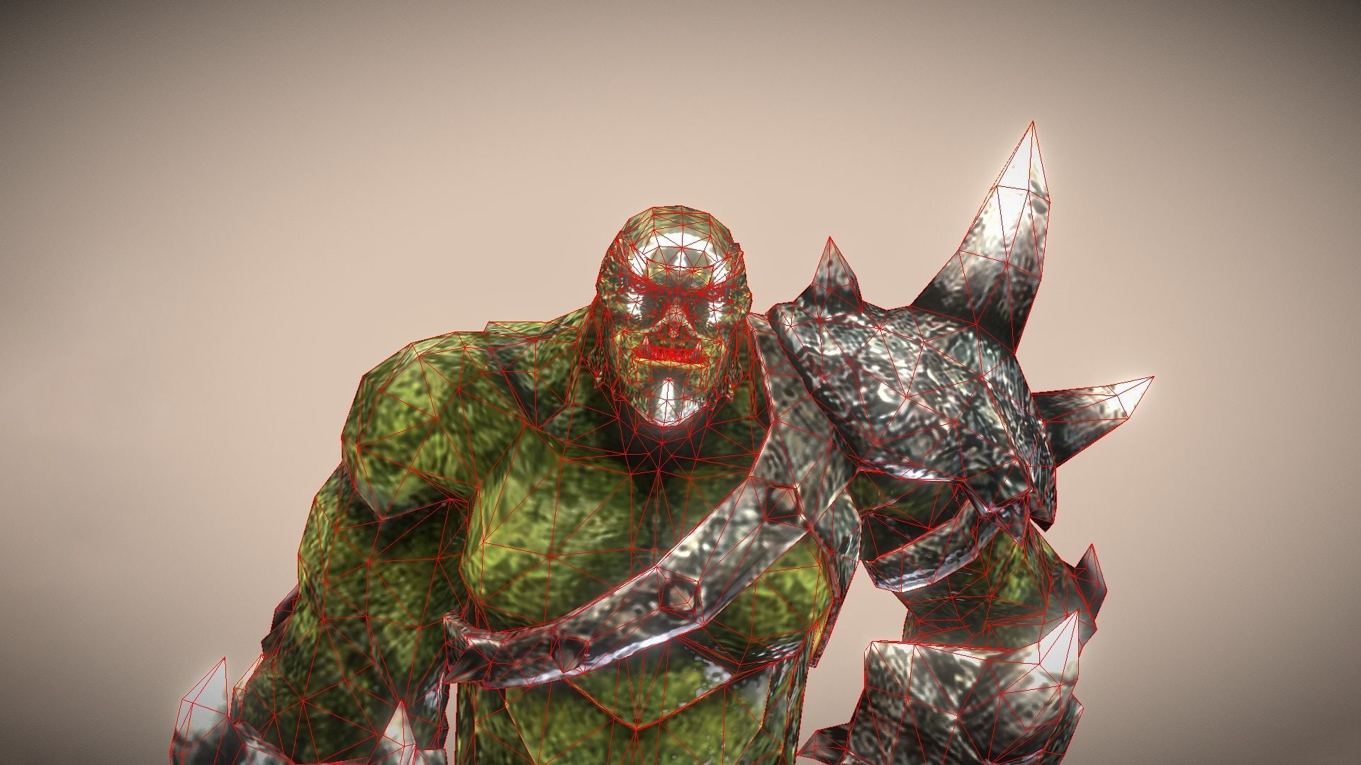 Fantasy Uruk 3D model rigged | CGTrader