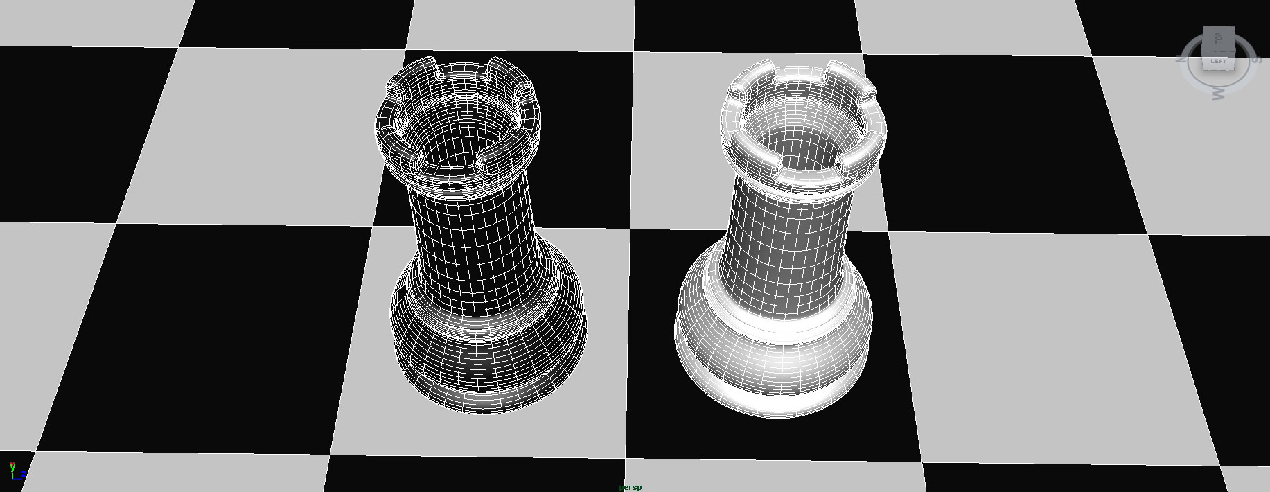 Chess rook 3D Model .obj .fbx .ma .mb - CGTrader.com