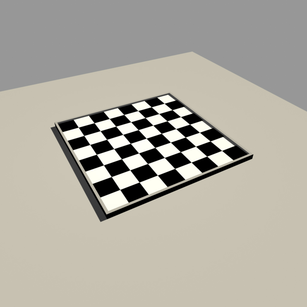 Chess Board 3d Model Free Download