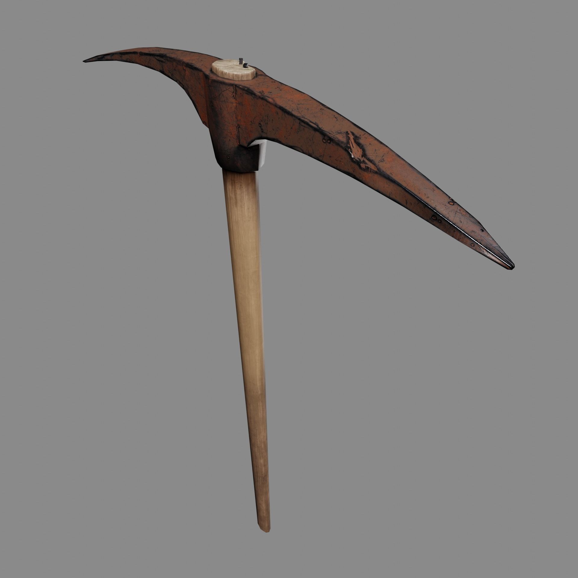 3D model Rusty pickaxe VR / AR / low-poly | CGTrader