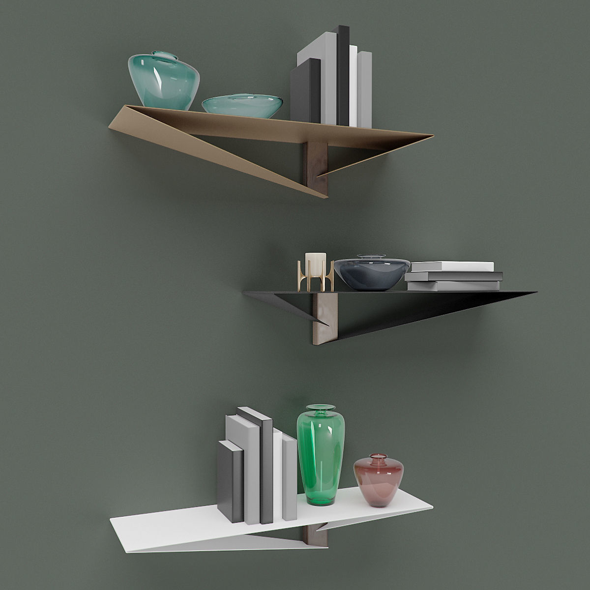 Albatros Wall shelf 3D model | CGTrader