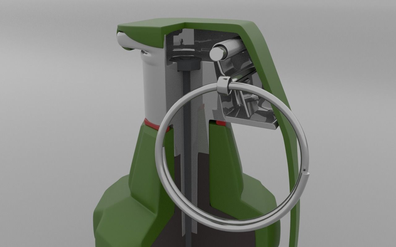 Hand Grenade Mk2 Fragmentation 3D model | CGTrader