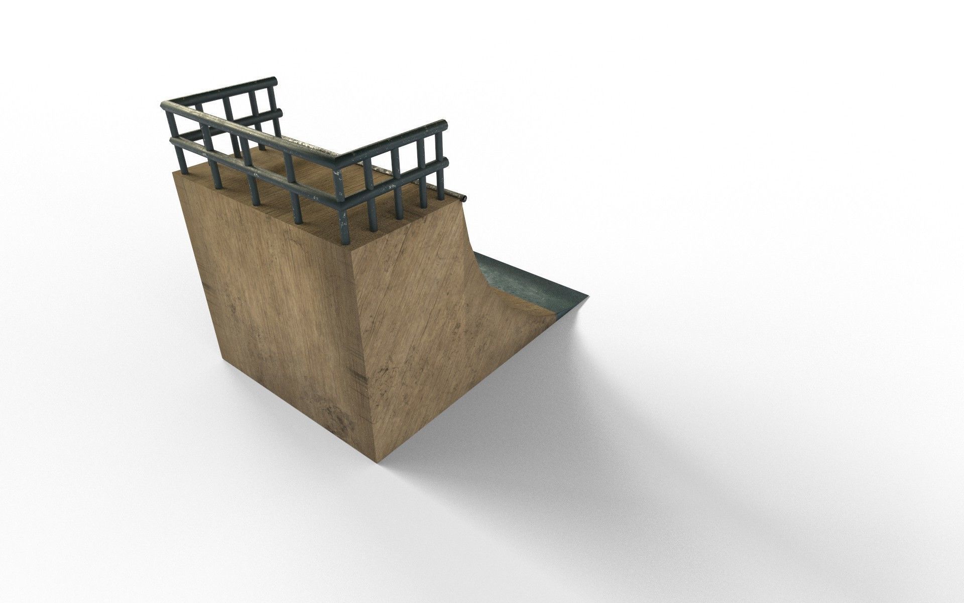 skate ramp free 3D model | CGTrader
