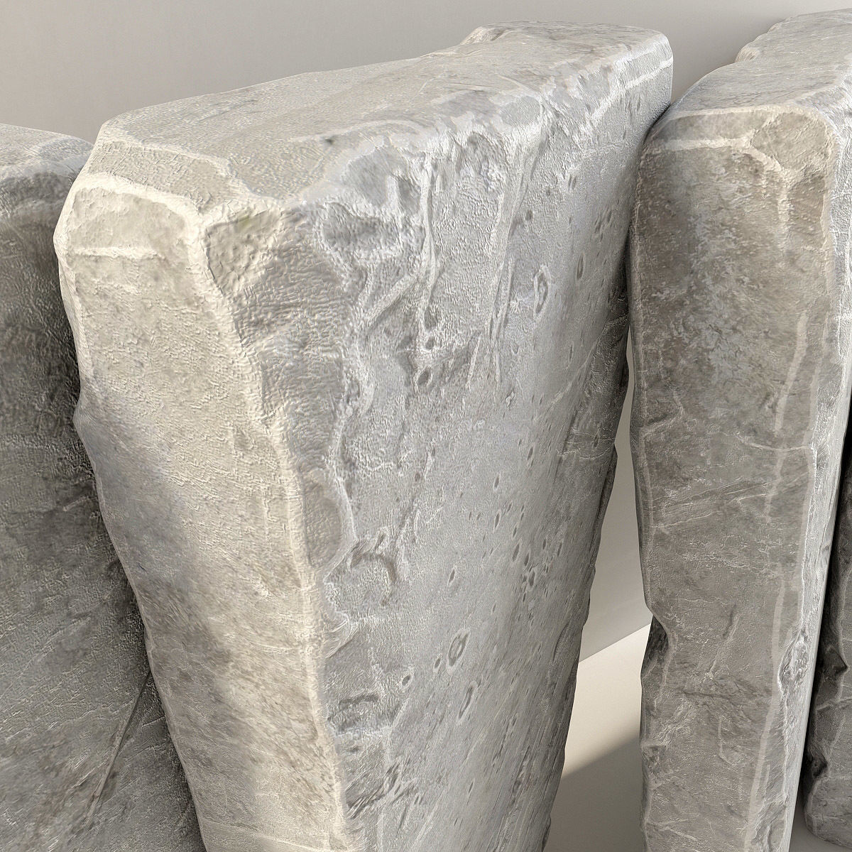 Slab stone wall n2 3D model | CGTrader