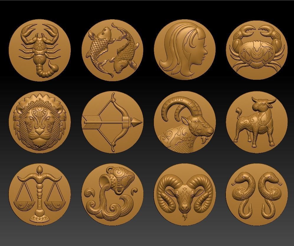 goat Zodiac signs 3D print model | CGTrader