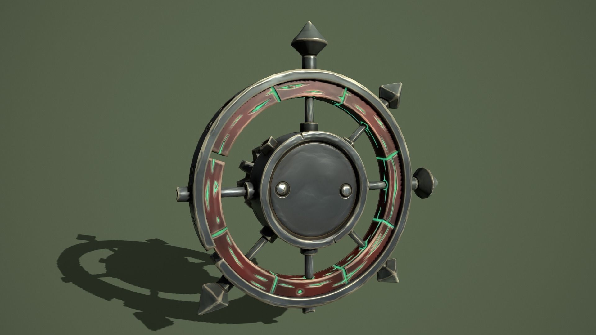 3D model Pirate Rudder VR / AR / low-poly | CGTrader