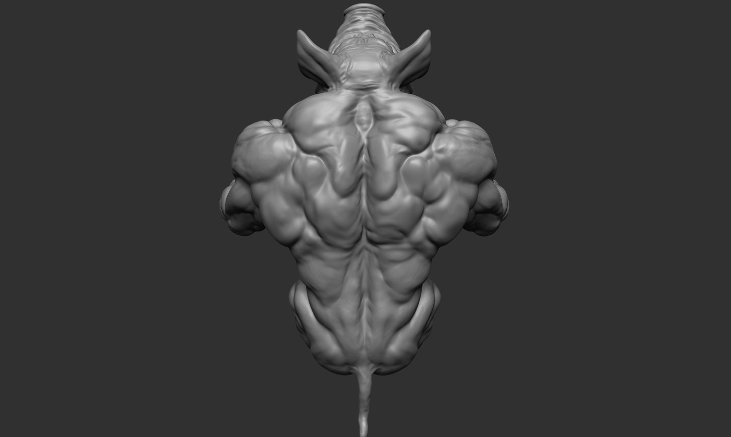 Mutant Pig - High poly sculpture 3D model free 3D model | CGTrader
