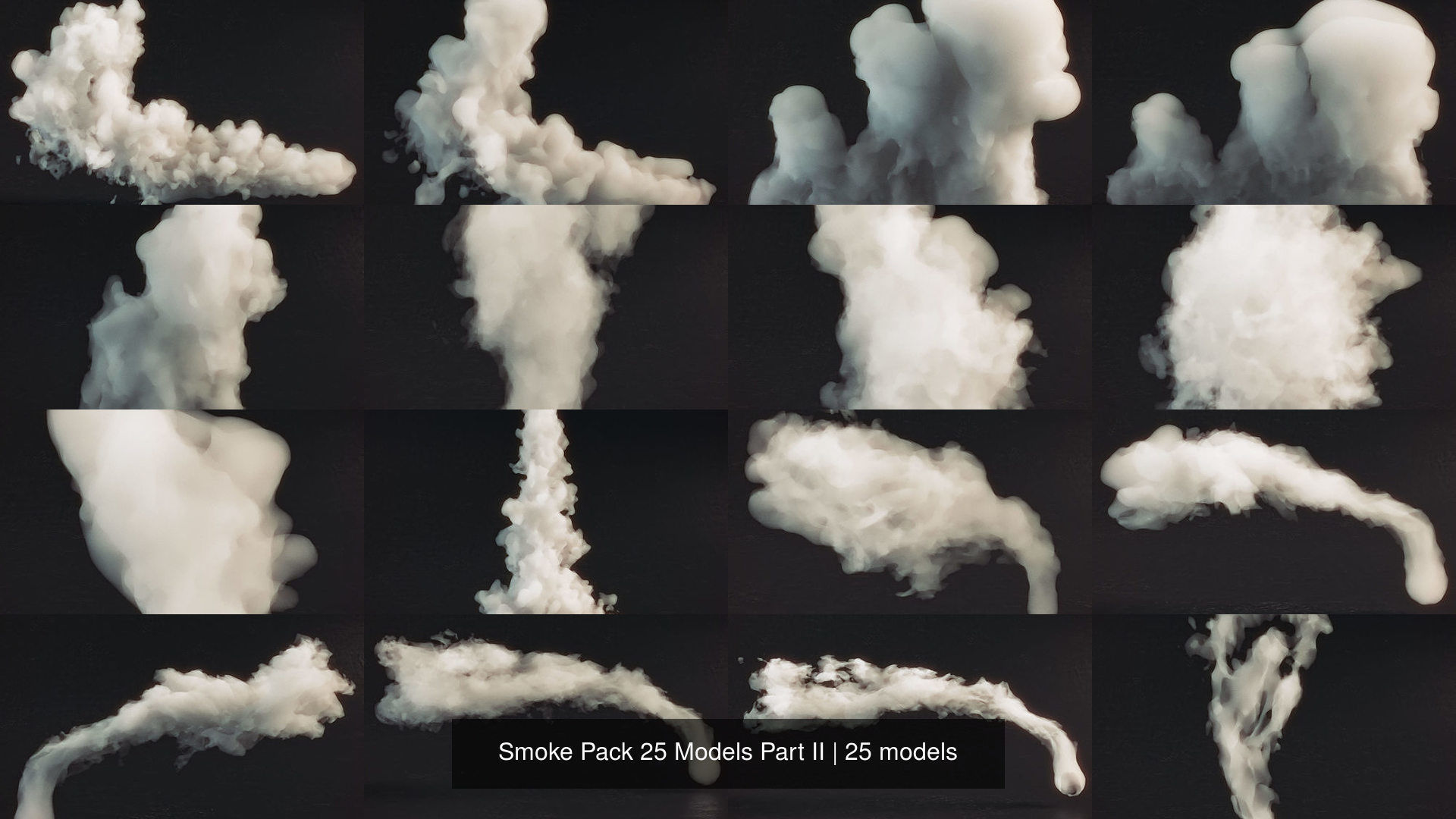 Smoke Pack 25 Models Version 2 3D Model Collection | CGTrader