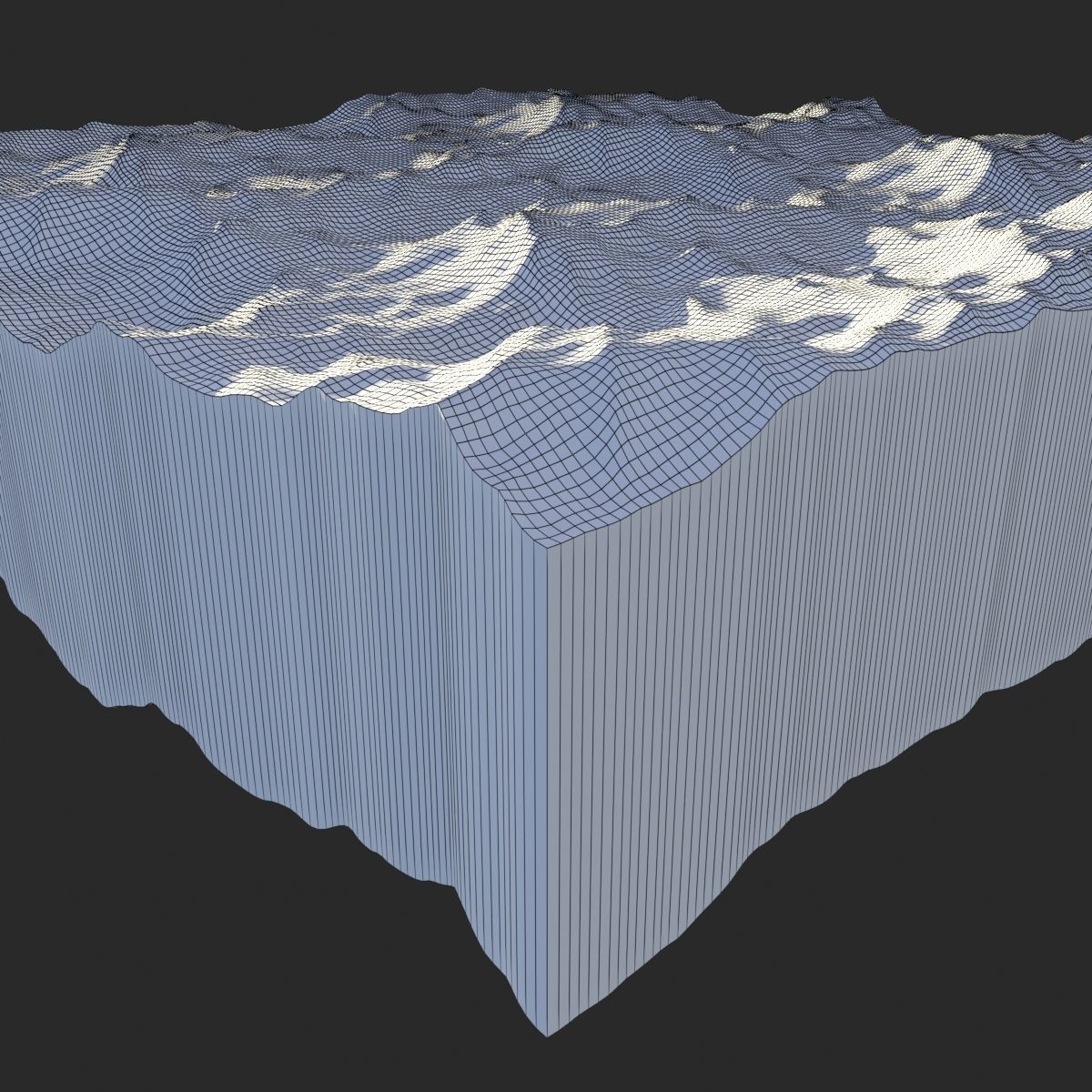 Ocean Print 1 3D model 3D printable | CGTrader