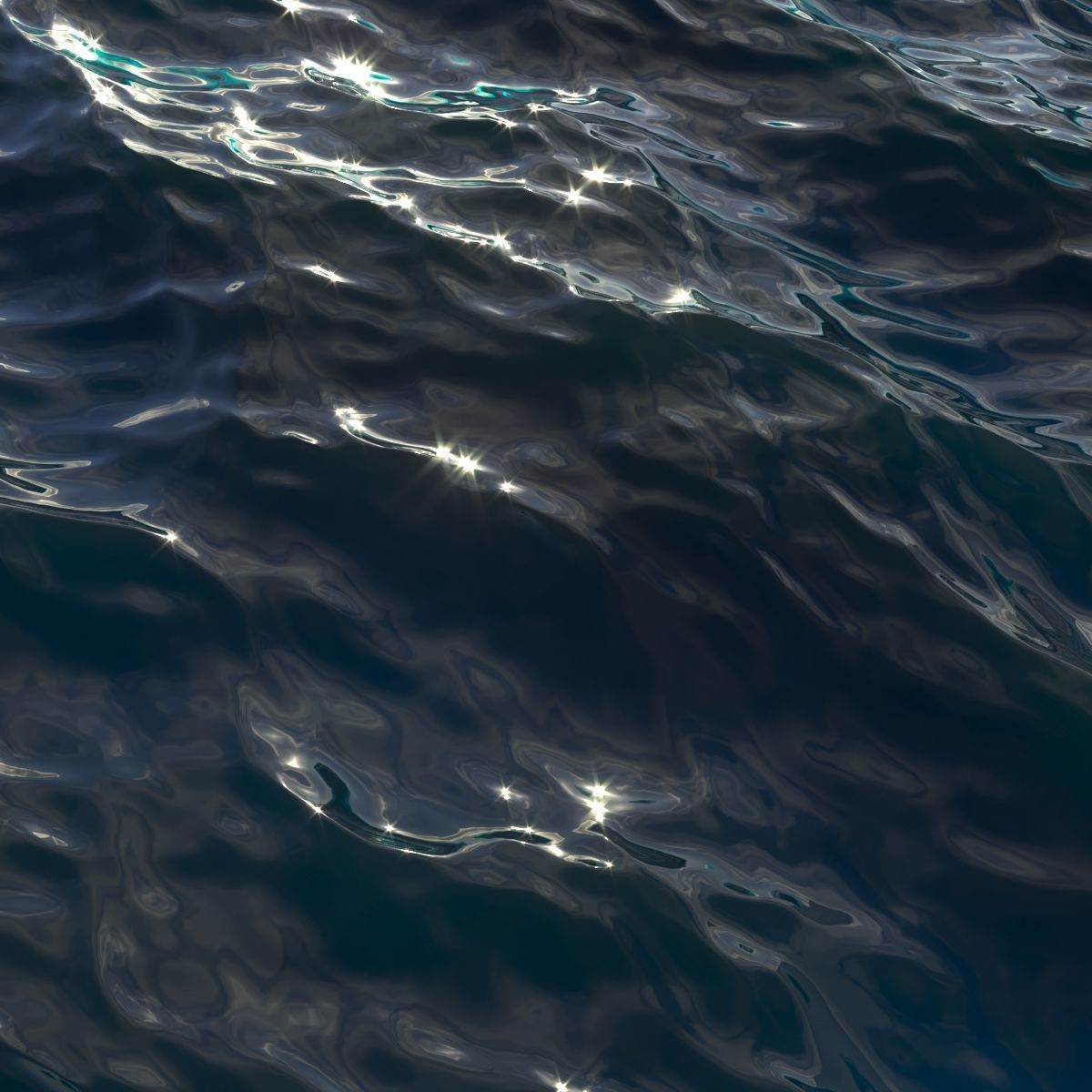 Ocean Print 2 3D model 3D printable | CGTrader