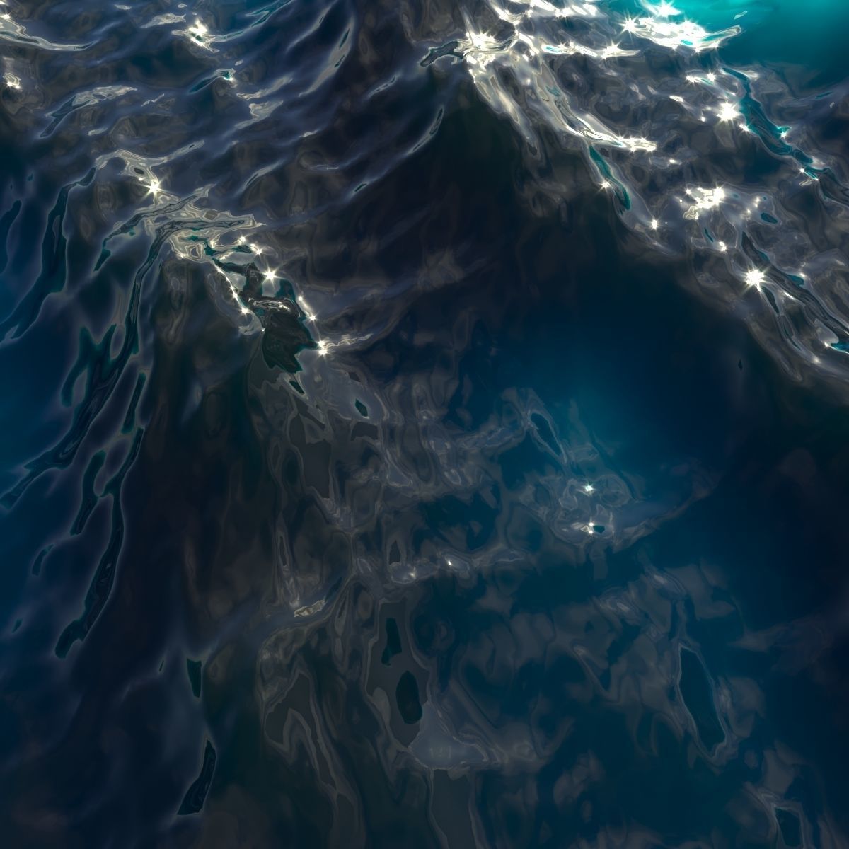 Ocean Print 8 3D model 3D printable | CGTrader