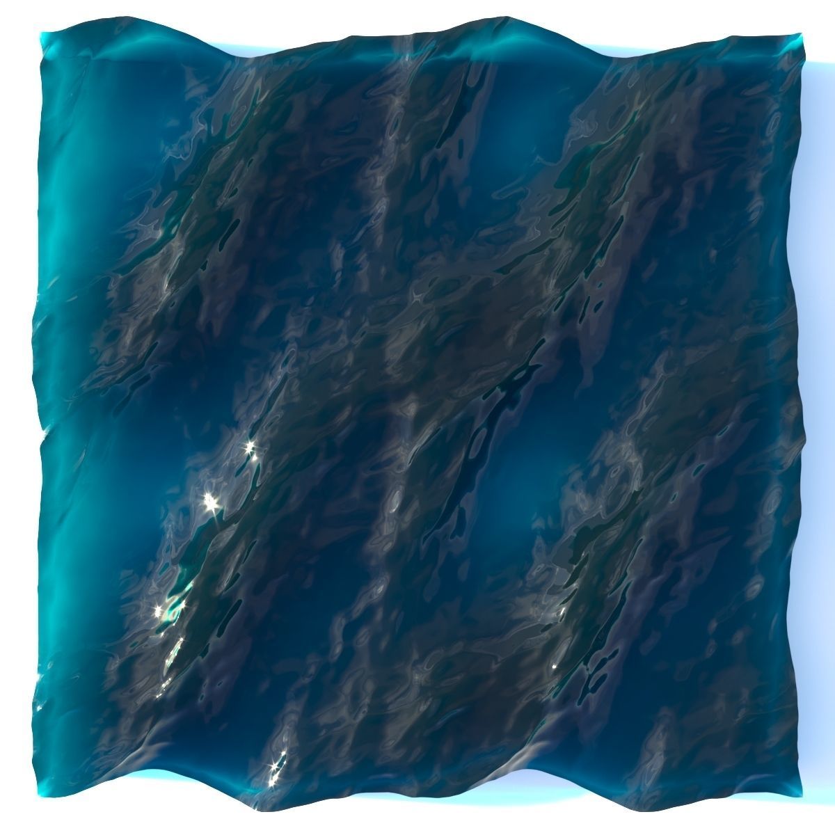 Ocean Print 14 3D model 3D printable | CGTrader