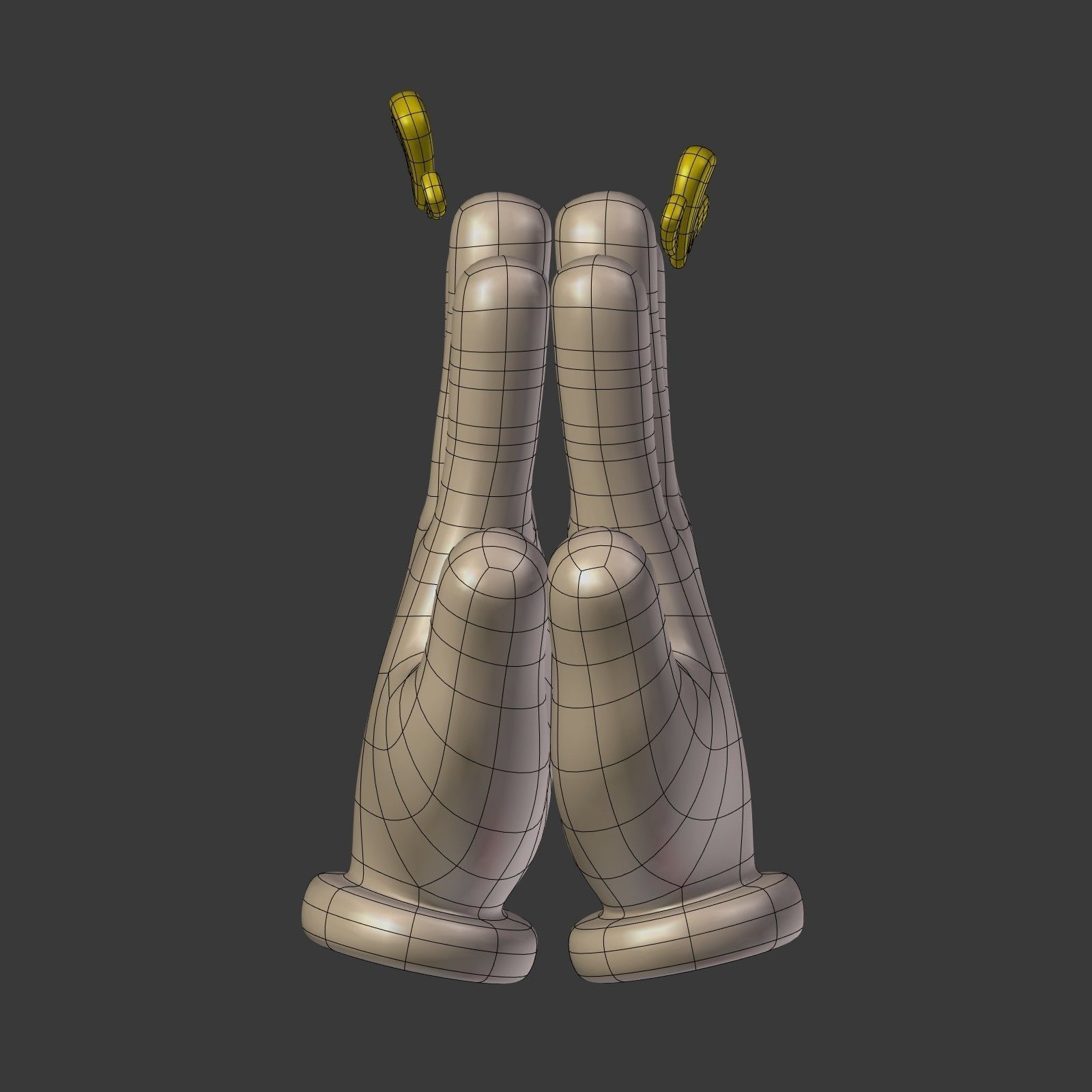 3D model Cartoon Hand - Applause Sign VR / AR / low-poly | CGTrader