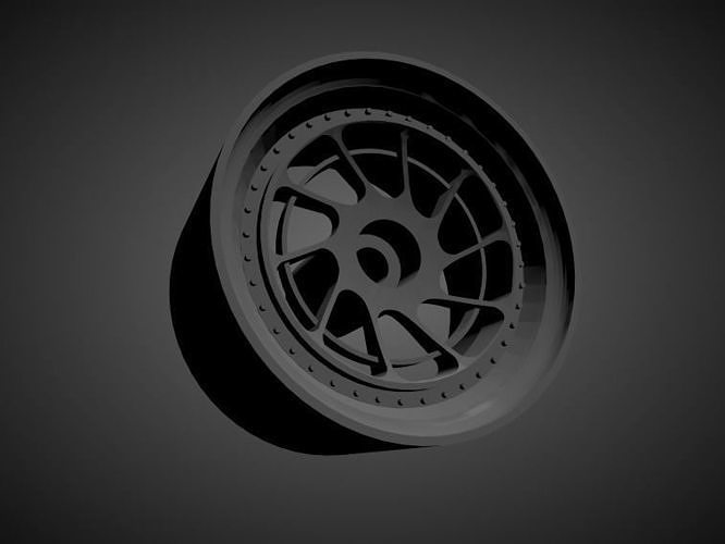 Rotiform YVR rims with Brakes and tires for Hot Wheels 3D model 3D ...