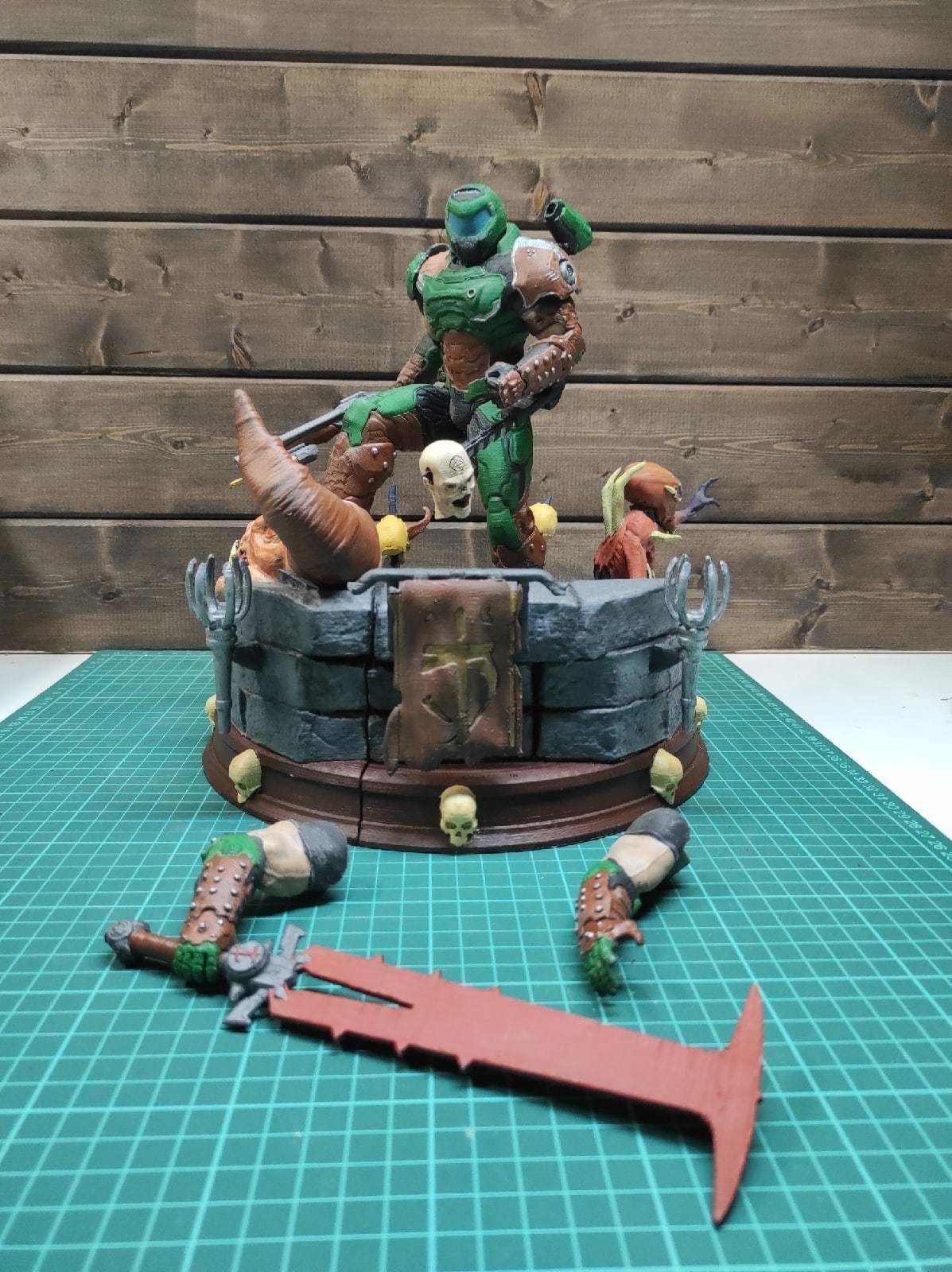 DOOM SLAYER 3D model 3D printable | CGTrader