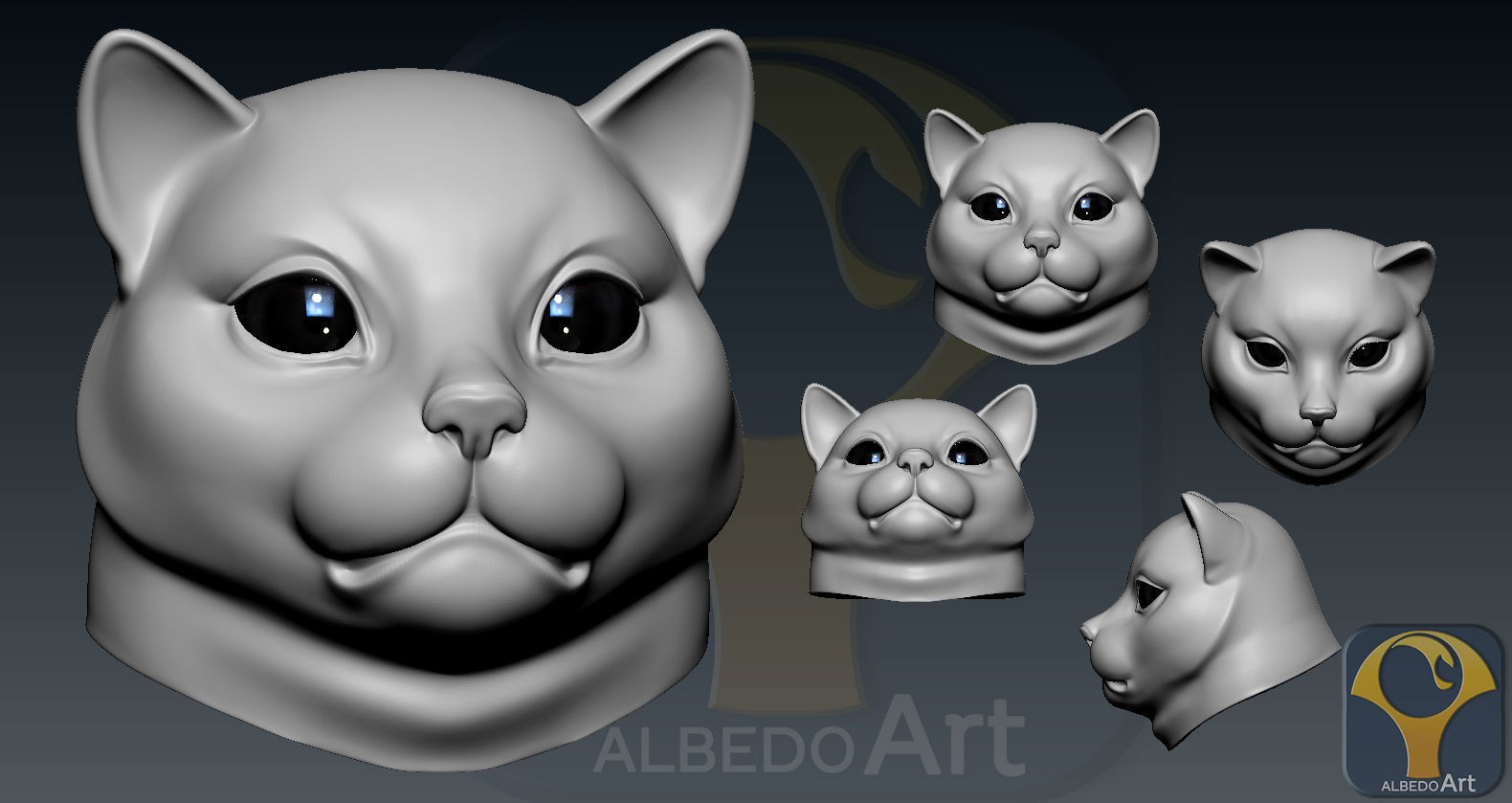 Cat Fat 3D model 3D printable | CGTrader