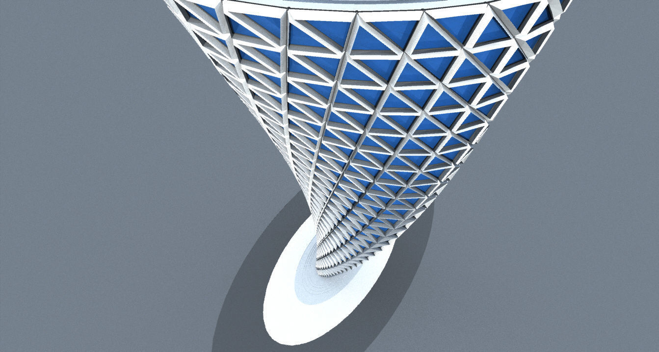 Parametric Twisted Skyscraper with Grasshopper 3D model | CGTrader