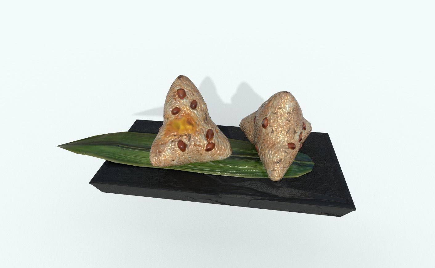 3D model Asia food rice dumpling VR / AR / low-poly | CGTrader