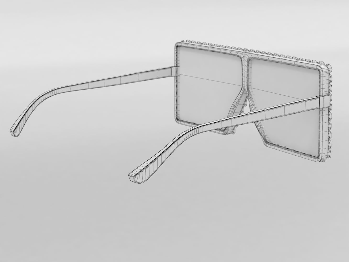 3D model Gucci Diamond Sunglasses VR / AR / low-poly | CGTrader
