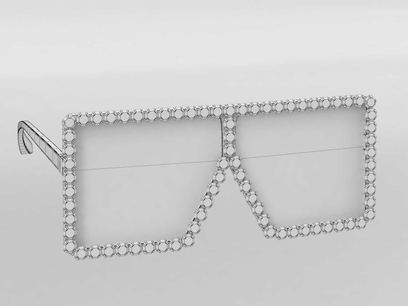 3D model Gucci Diamond Sunglasses VR / AR / low-poly | CGTrader