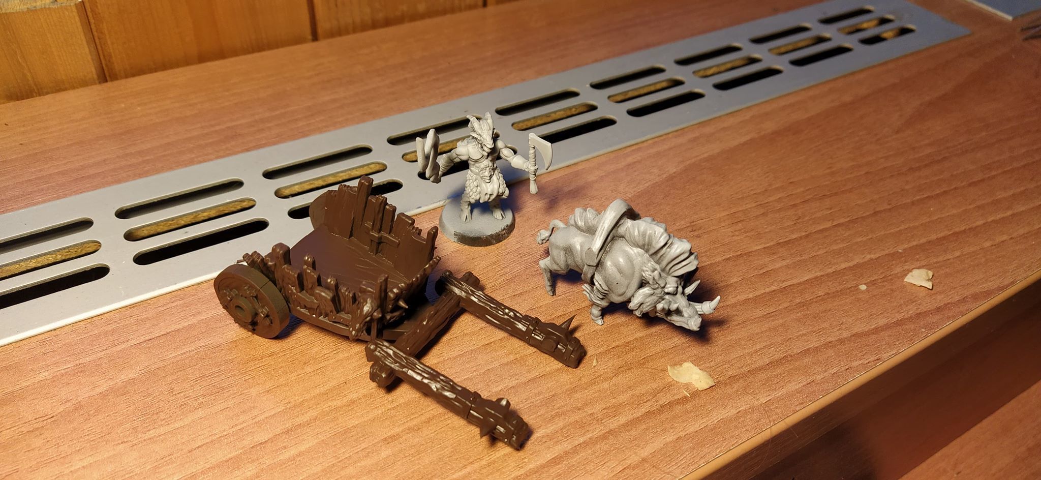 Dire Boar Chariot 3D model 3D printable | CGTrader