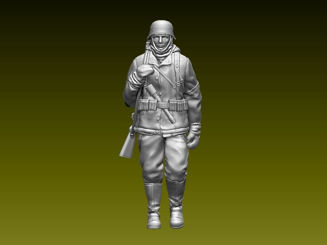 German soldiers 3D model 3D printable | CGTrader