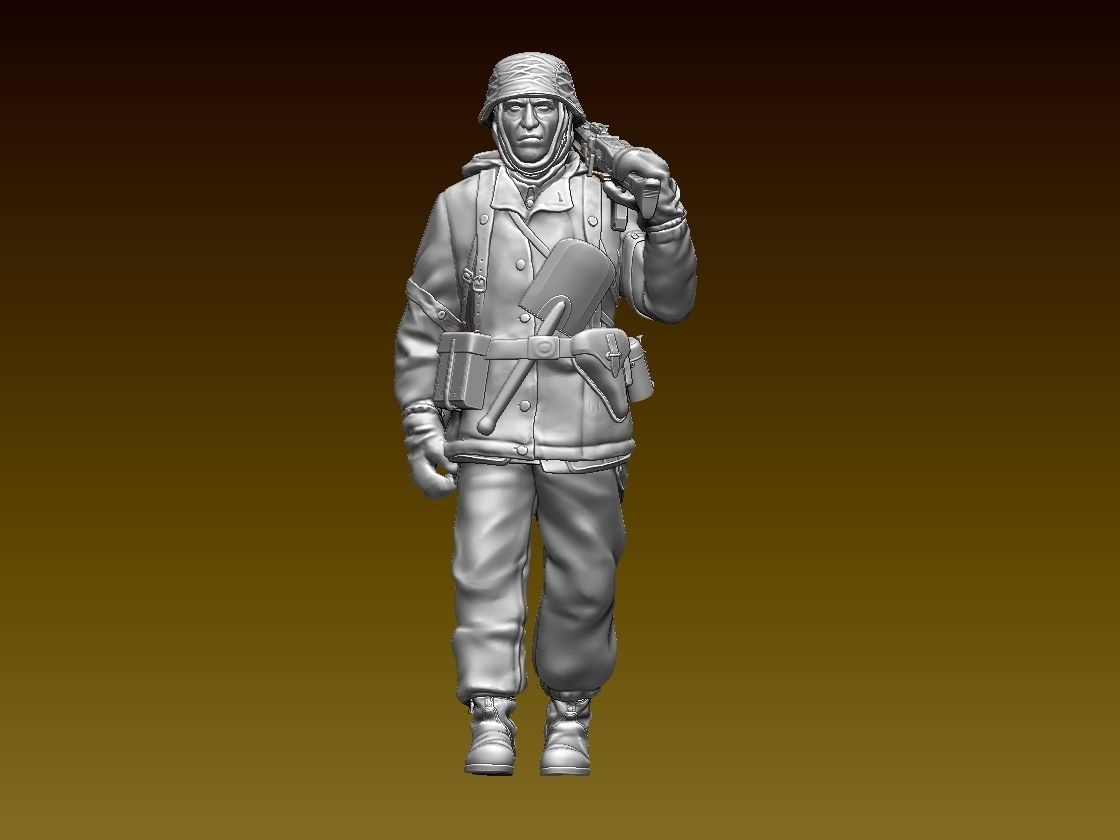 German soldiers 3D model 3D printable | CGTrader