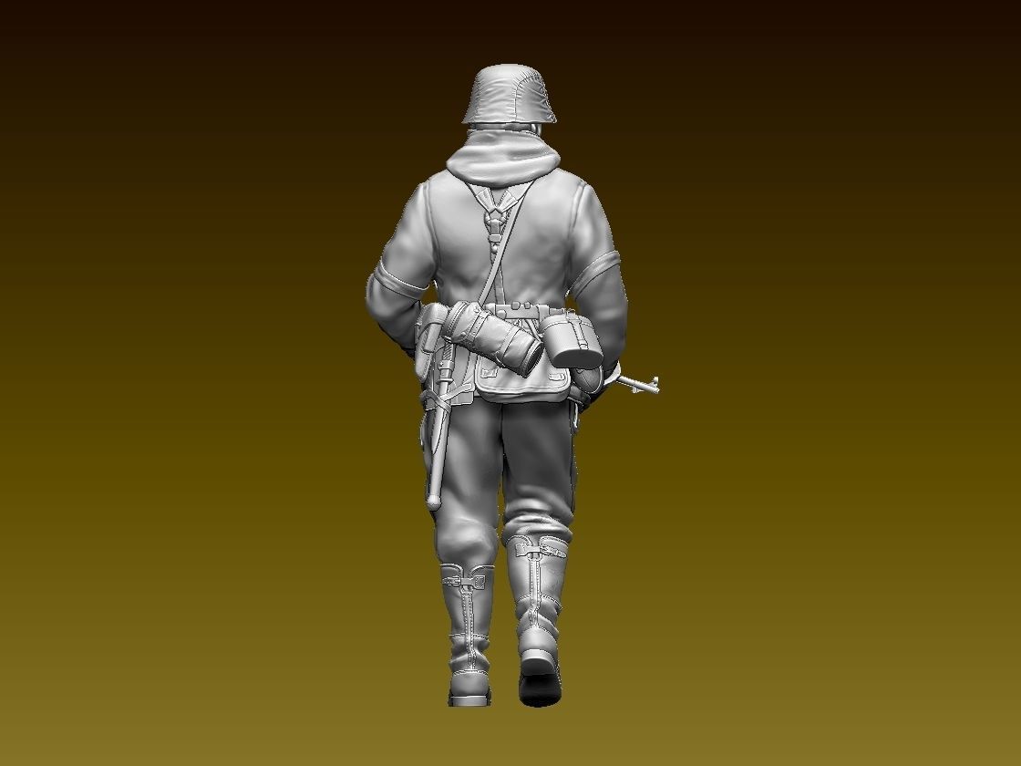 German soldier 3D model 3D printable | CGTrader