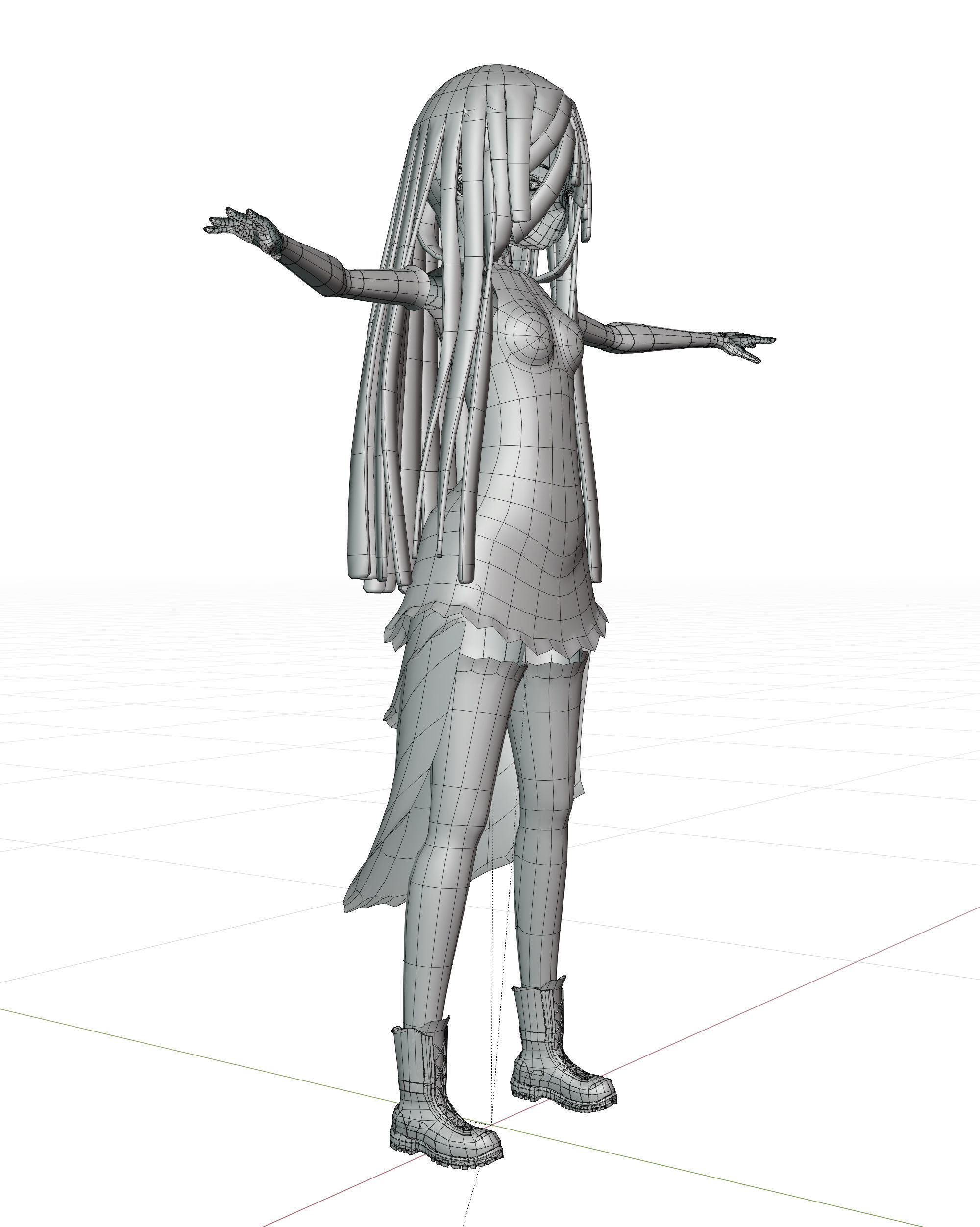 3D model Character Anime VR / AR / low-poly rigged | CGTrader