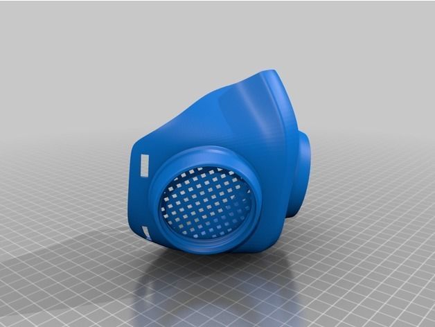 Corona-filter mask 3D model 3D printable | CGTrader
