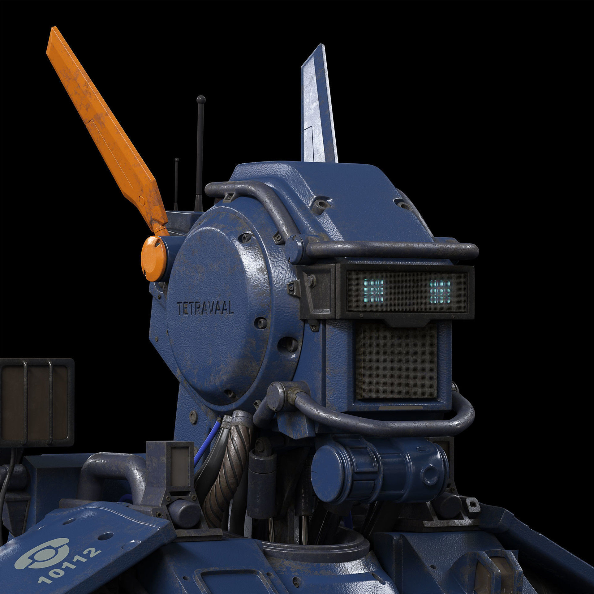 Chappie sci-fi robots in apocalypse world 3D model | CGTrader