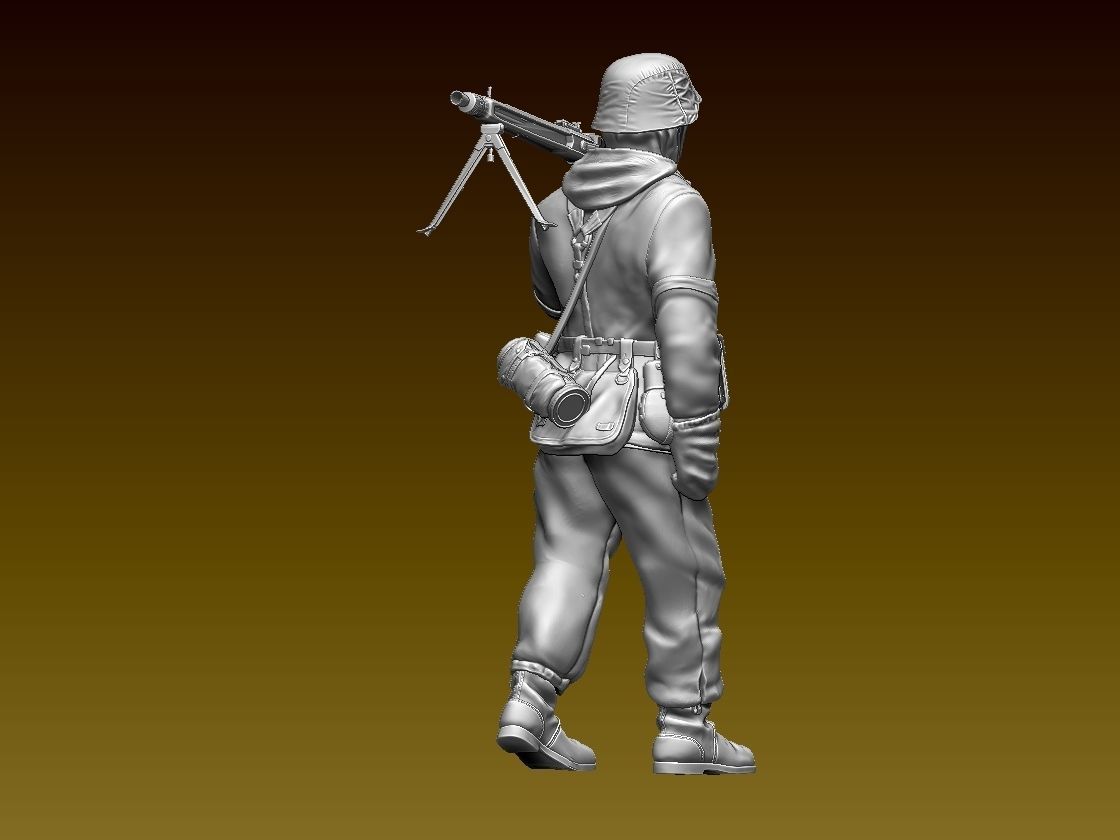 German soldier 3D model 3D printable | CGTrader