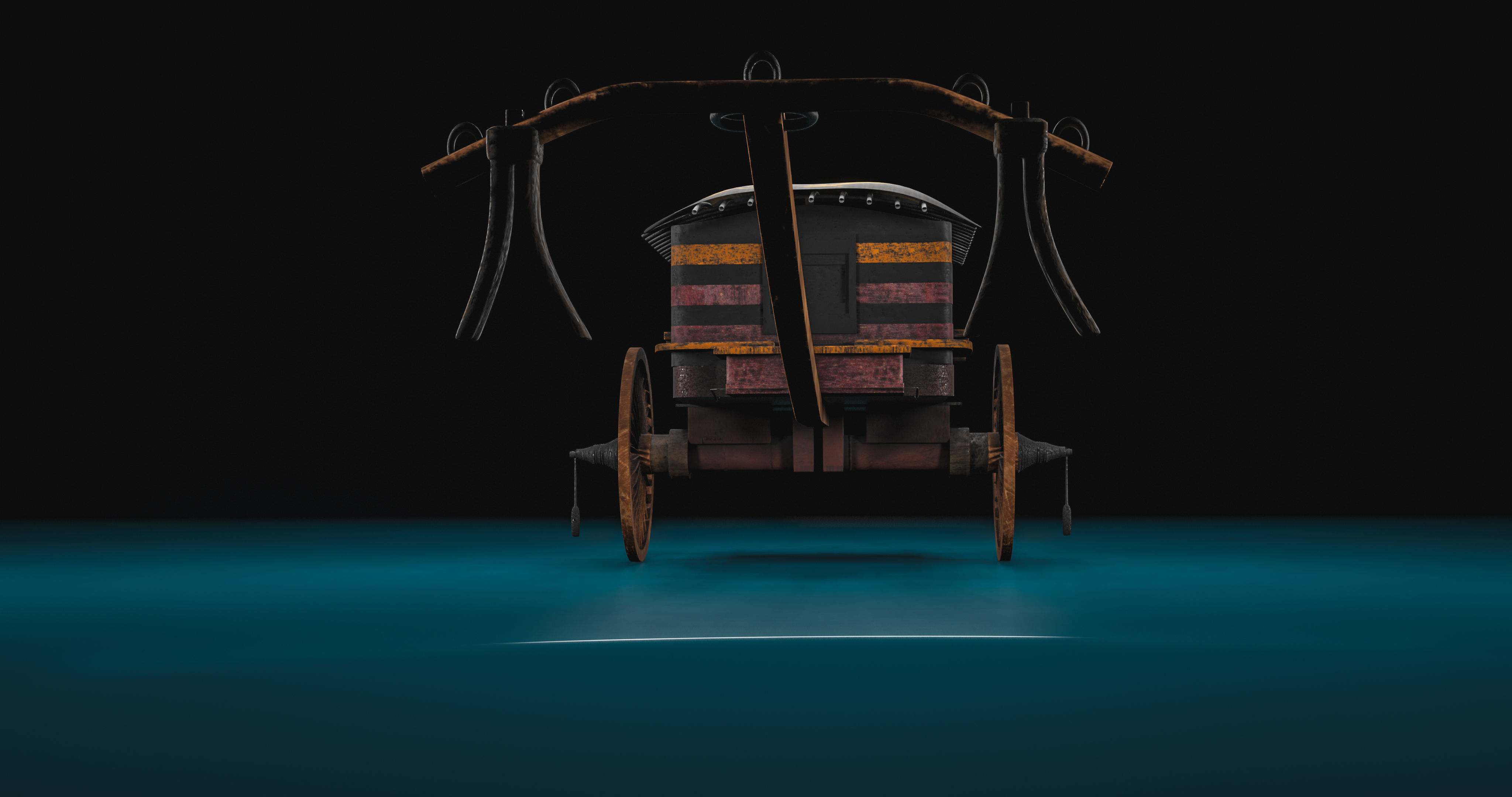 Ancient - Medieval Chinese Qin War Chariot with 4k textures 3D model ...