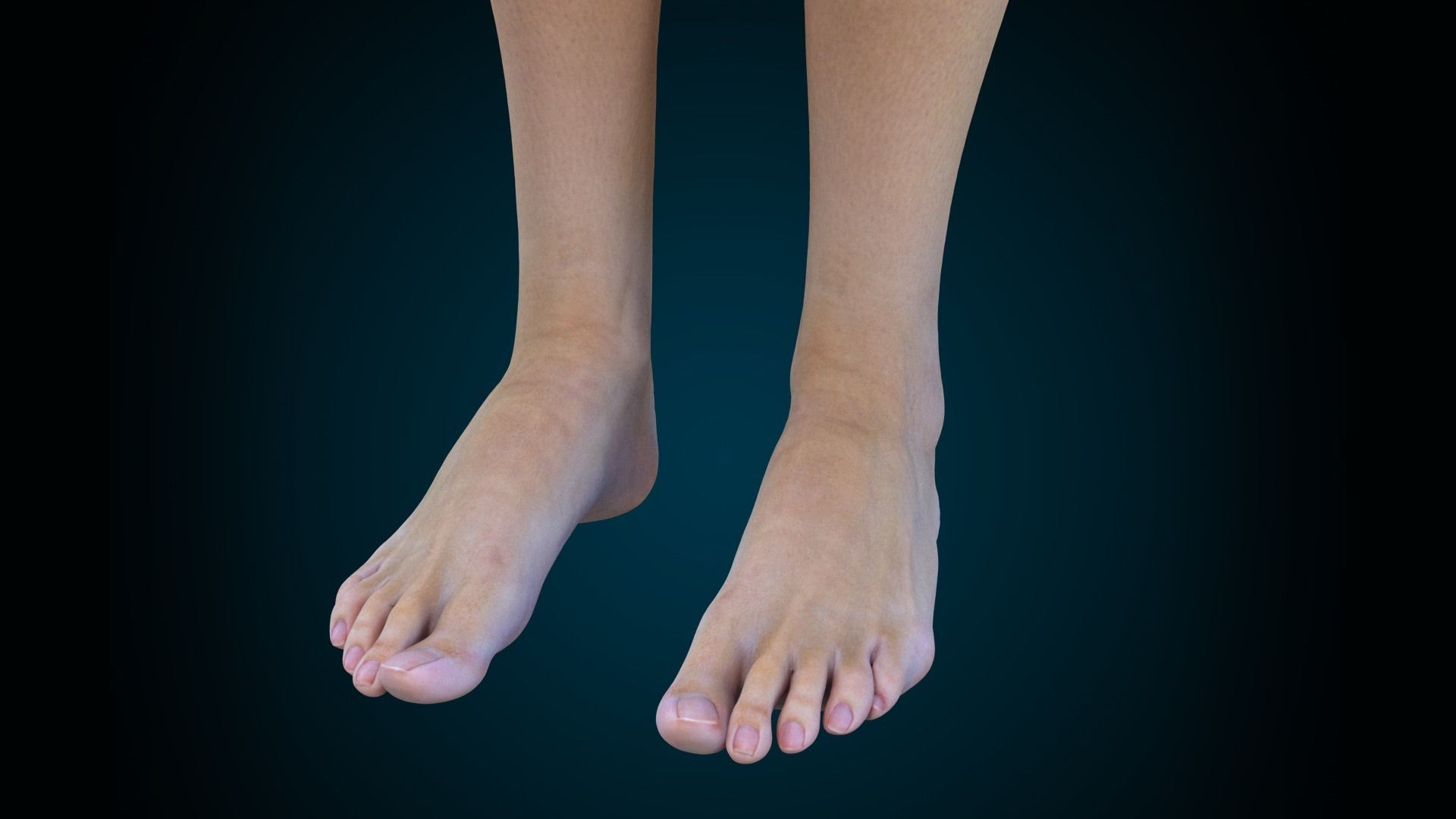 3D model Cinematic Female 005 - Advanced Body Rig - Face Rig - GUI VR ...