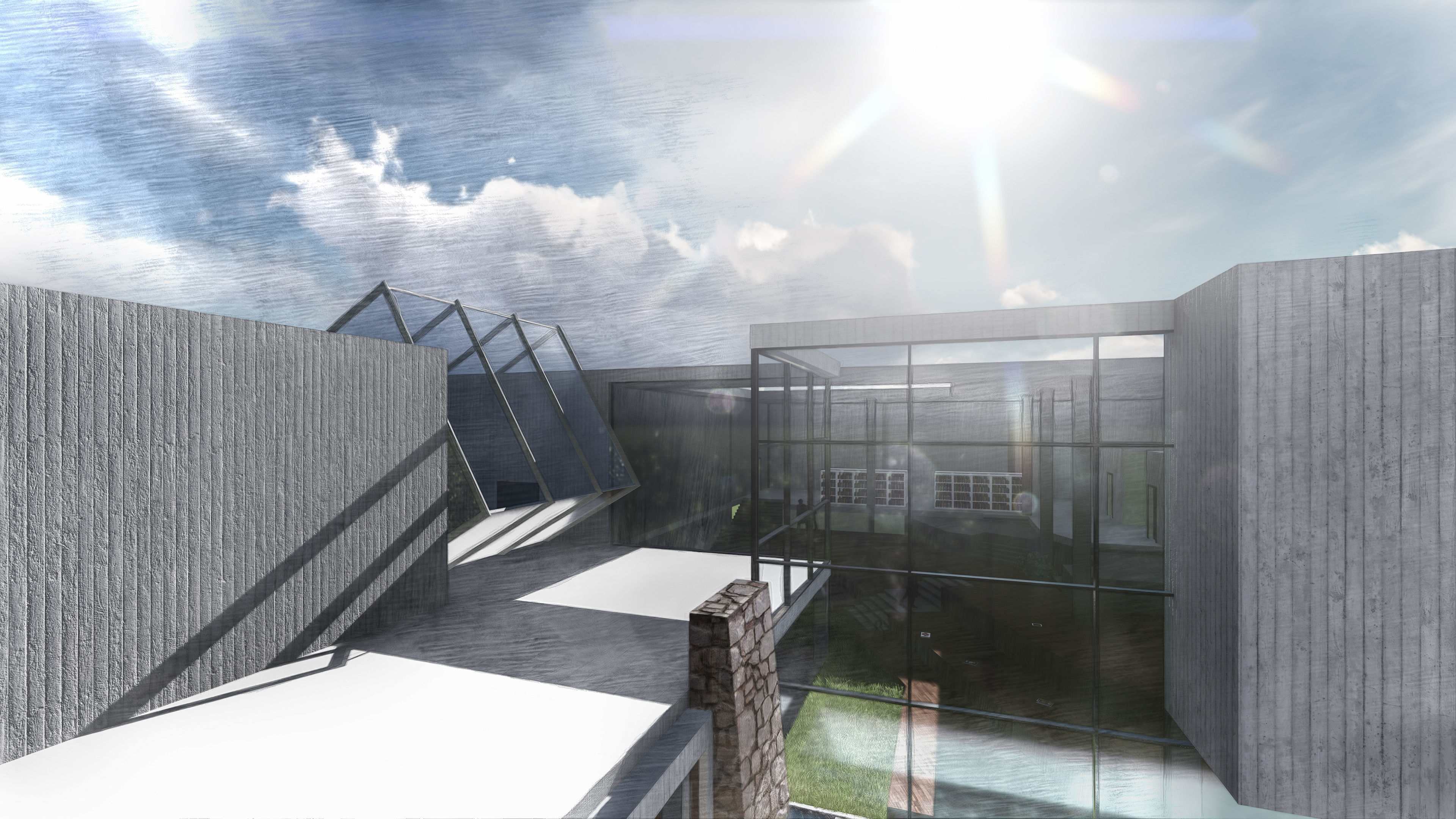 library Project on revit 3D model | CGTrader